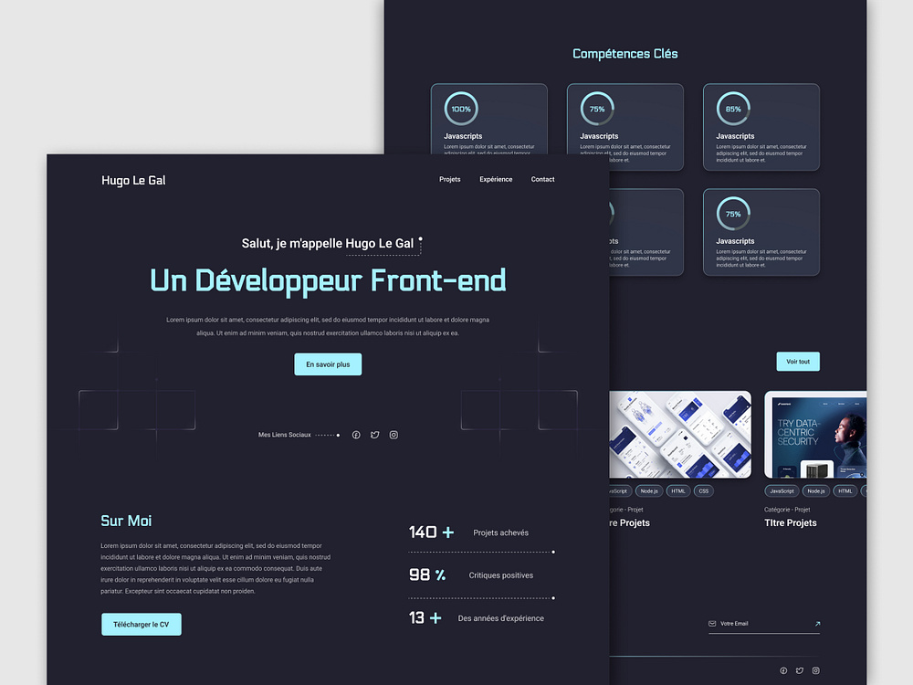 Browse thousands of Front End Developer Portfolio images for design ...