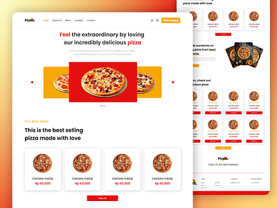 Pizzas - Pizza Food Order Web Design by Aisyah on Dribbble