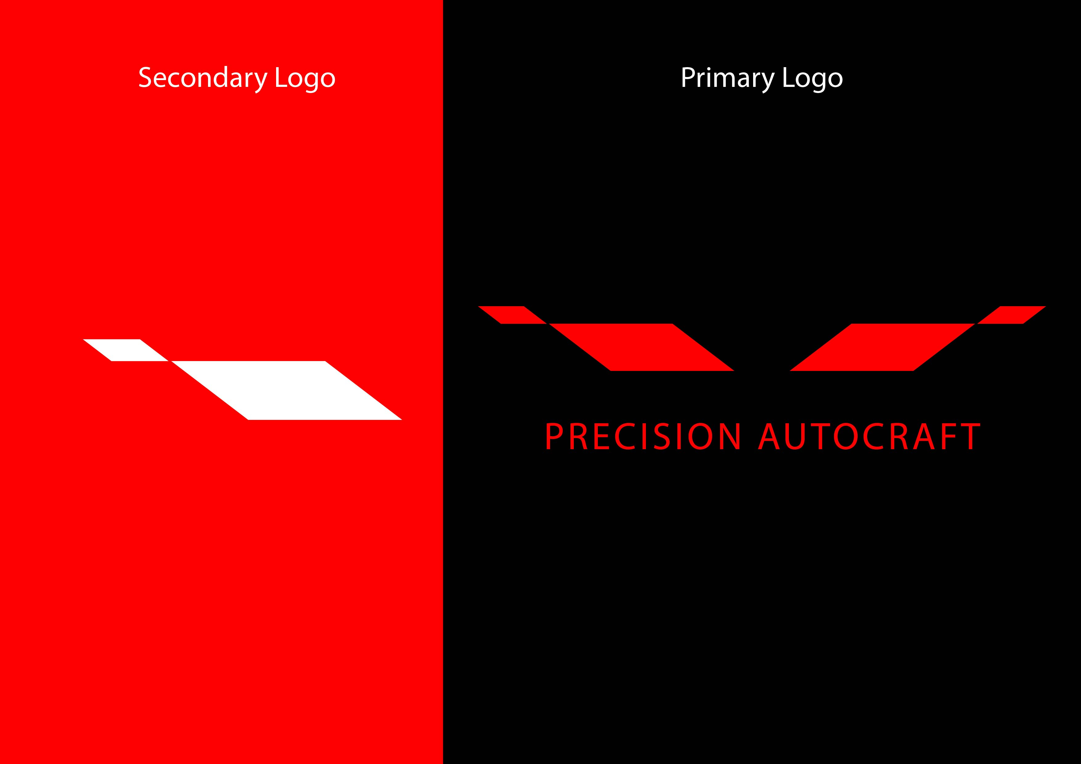 PRECISION AUTOCRAFT | LOGO & BRAND IDENTITY by Ihsan muhammad on Dribbble
