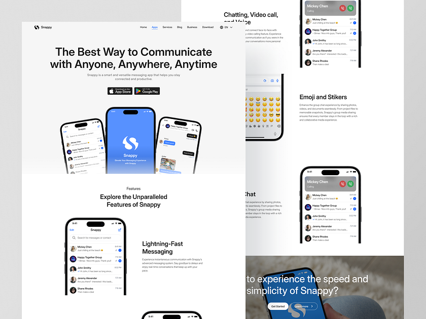 Features Page designs, themes, templates and downloadable graphic ...