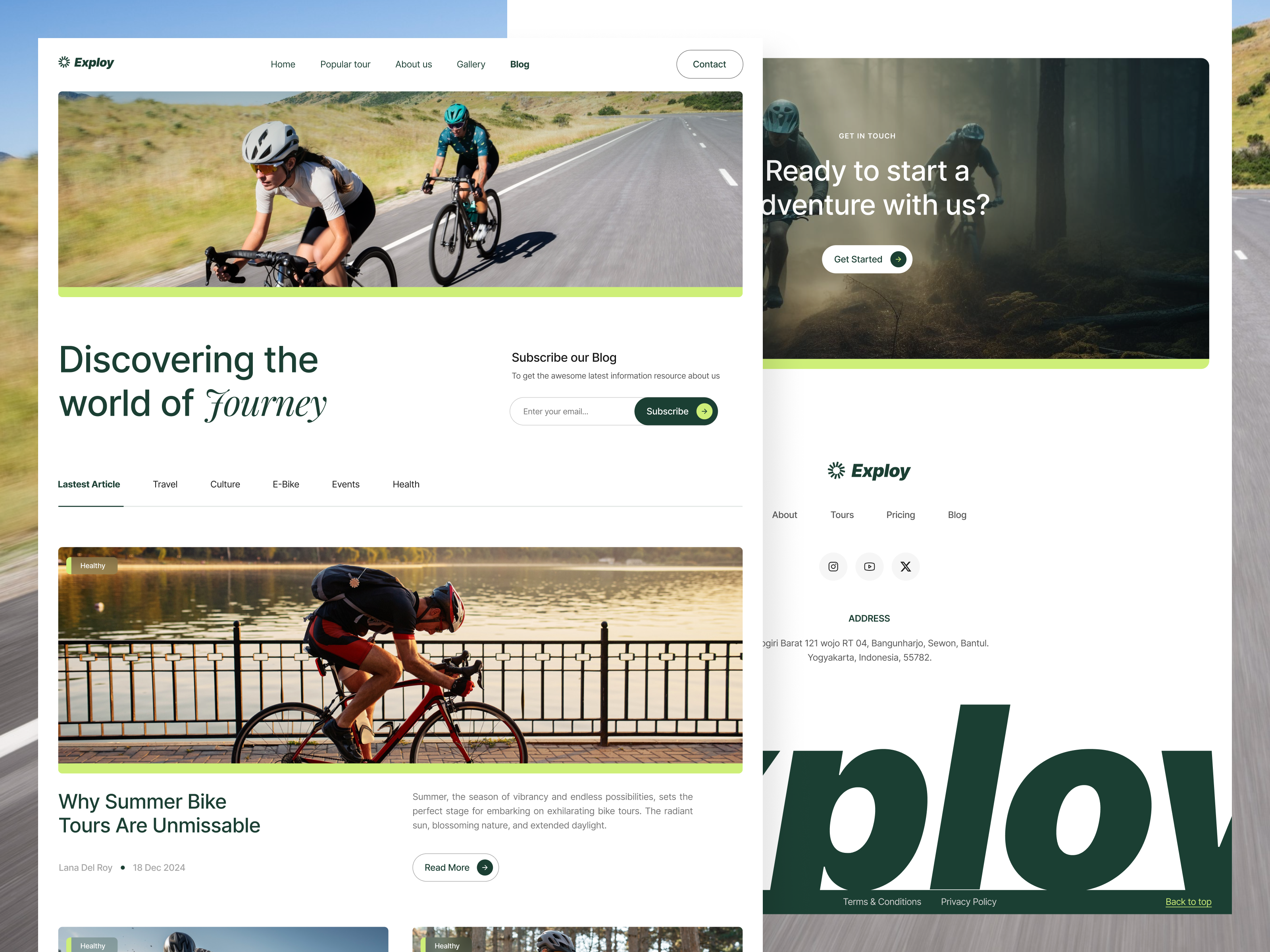 Bike Website designs, themes, templates and downloadable graphic ...