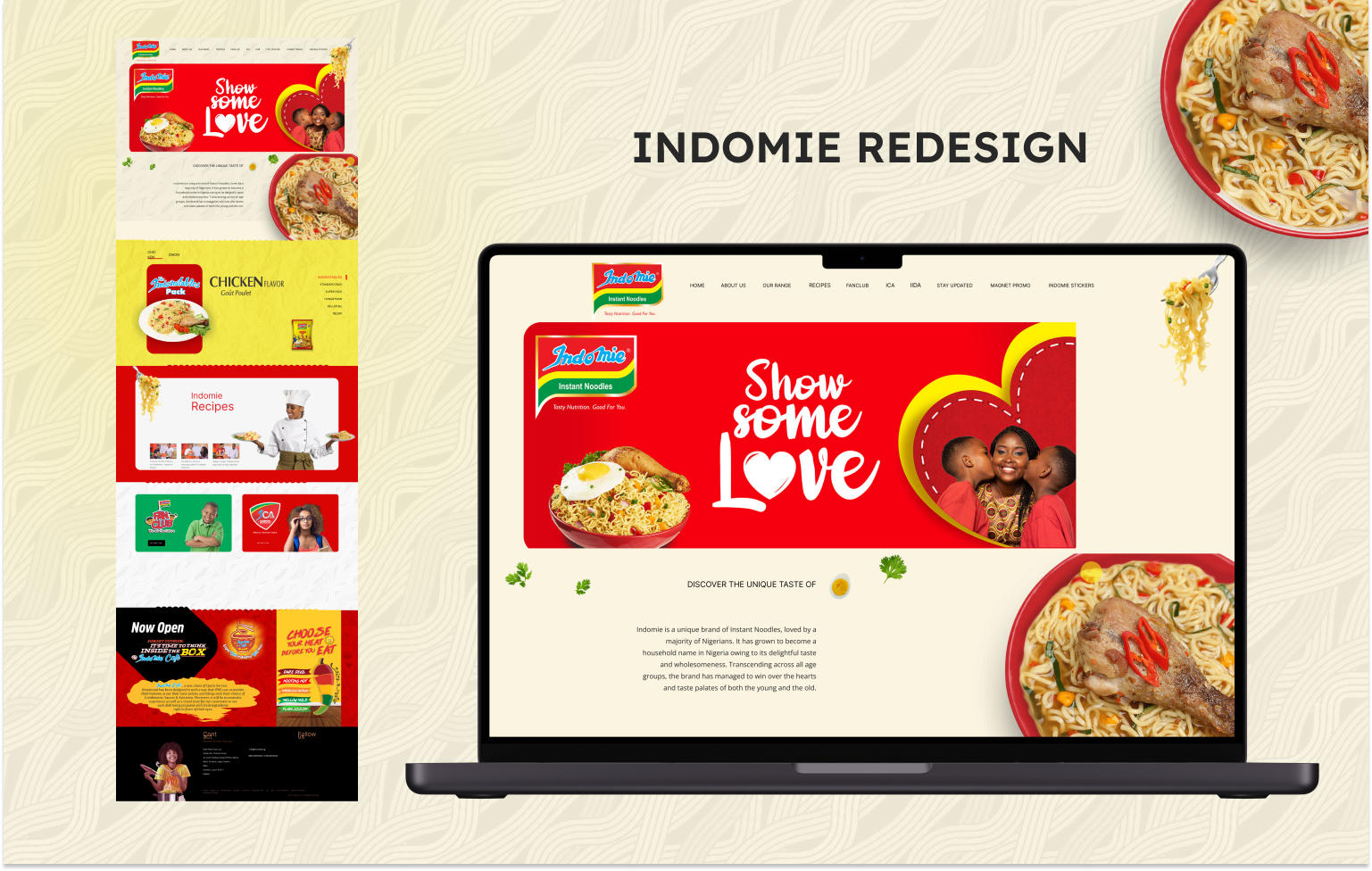Indomie Redesign by Okparanwankwo Henry on Dribbble