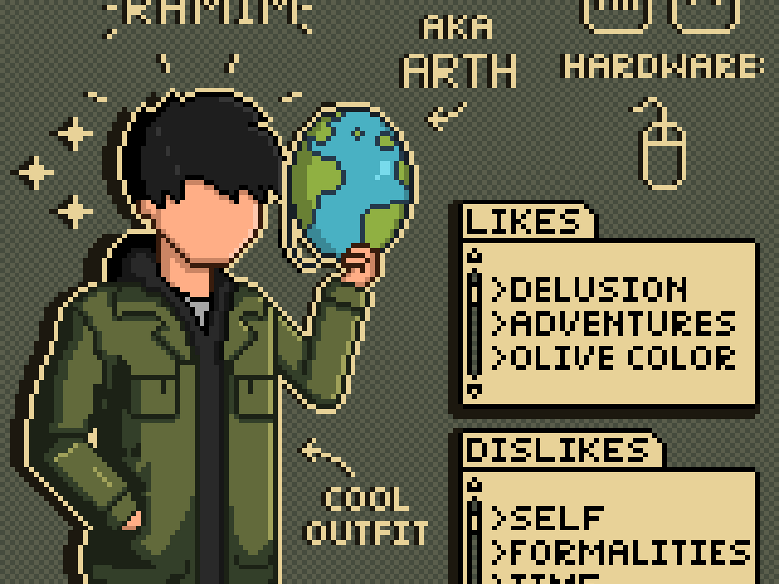 intro pixel art by Ramim Animations on Dribbble