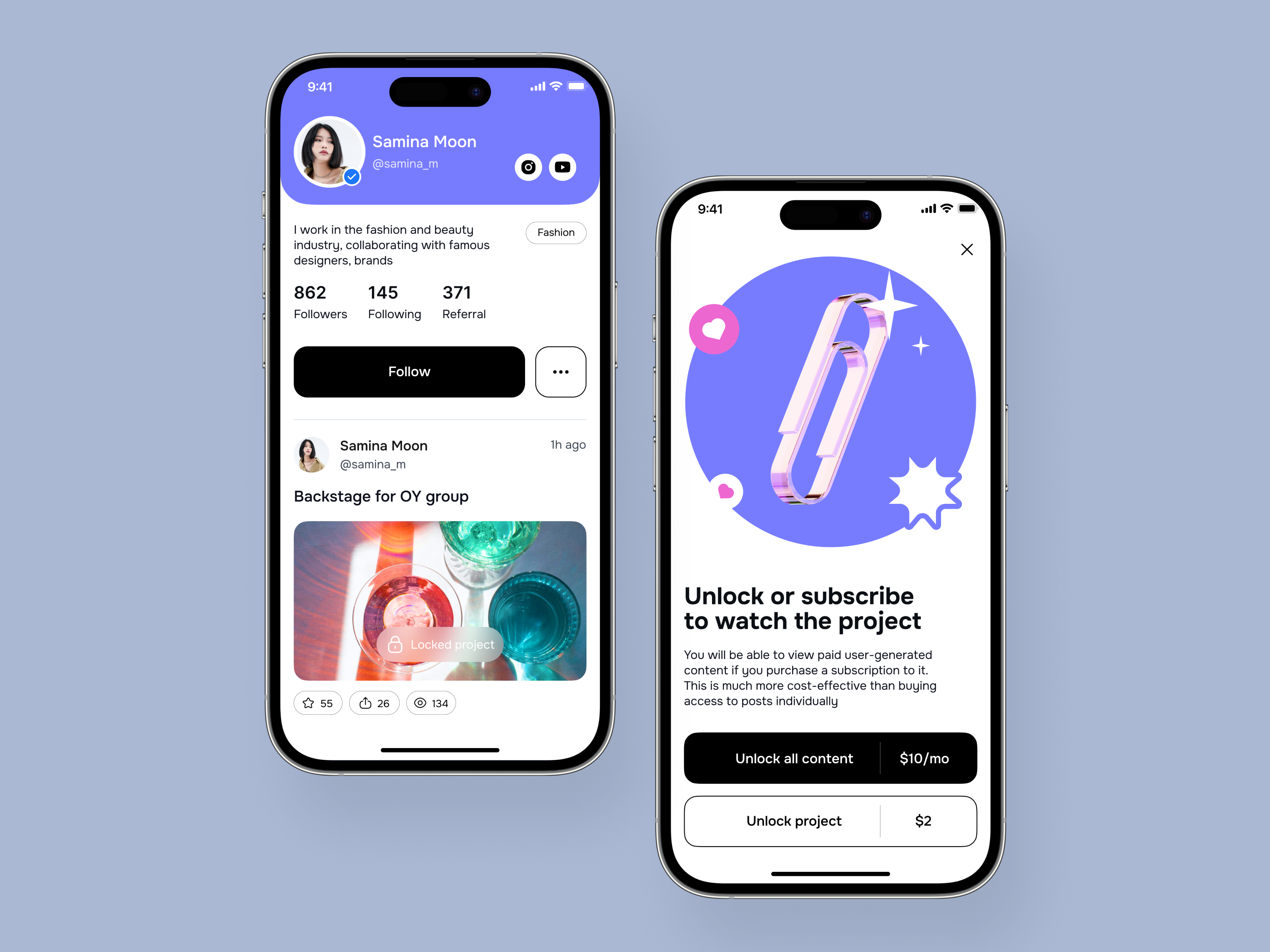 Subscription-based Mobile App Design by Ronas IT | UI/UX Team on Dribbble