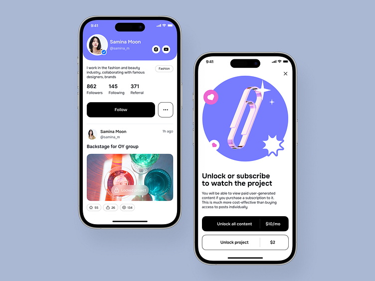 Subscription-based Mobile App Design by Ronas IT | UI/UX Team on Dribbble