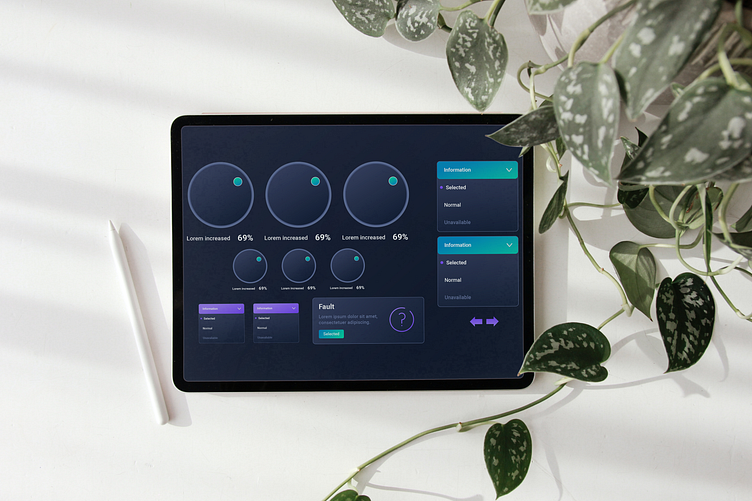 Professional UI Design for IOT Display Project by Plewarikar12 on Dribbble