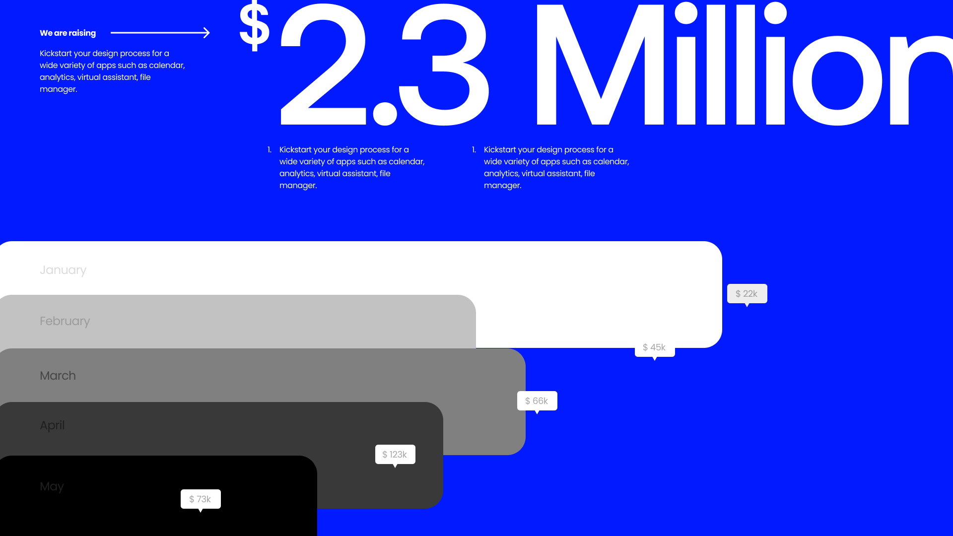 Custom pitch deck presentation template design by Ayo Toye on Dribbble