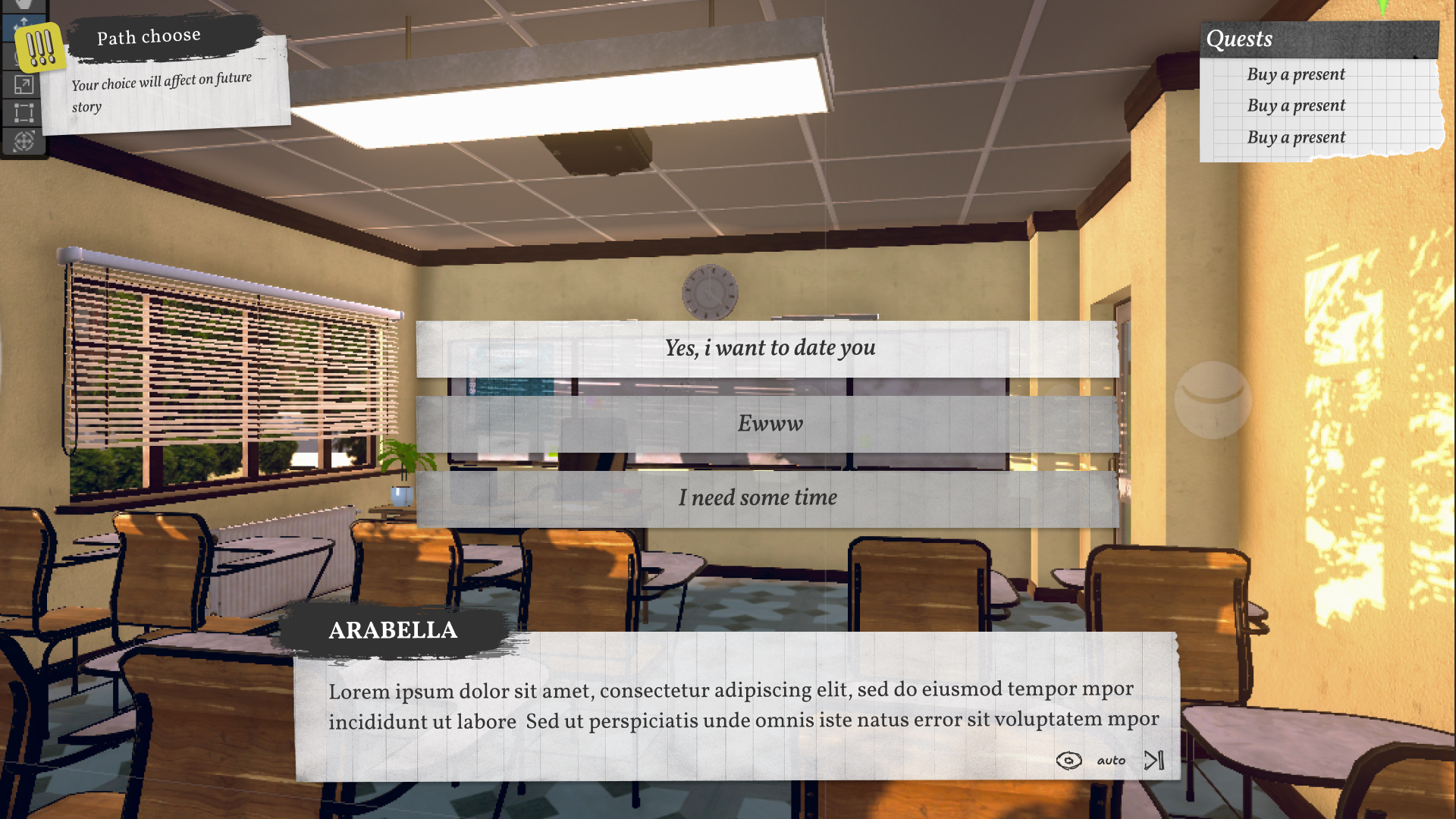 Detective game ui design by Dima on Dribbble