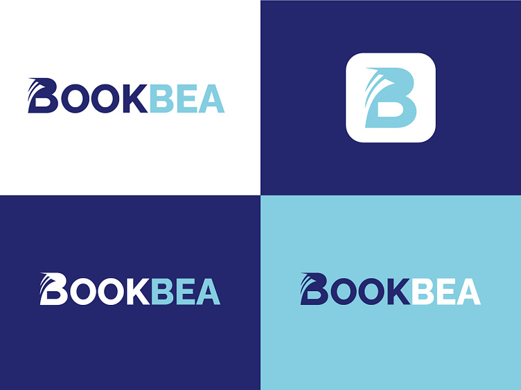Bookbea logo by Yamini on Dribbble