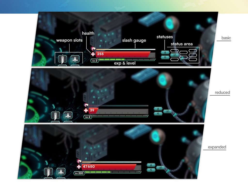 HUD for a MMORPG by Alexey on Dribbble
