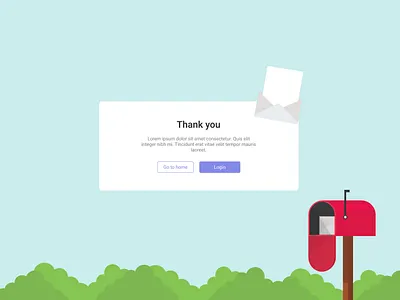 Thank You UI designs, themes, templates and downloadable graphic ...