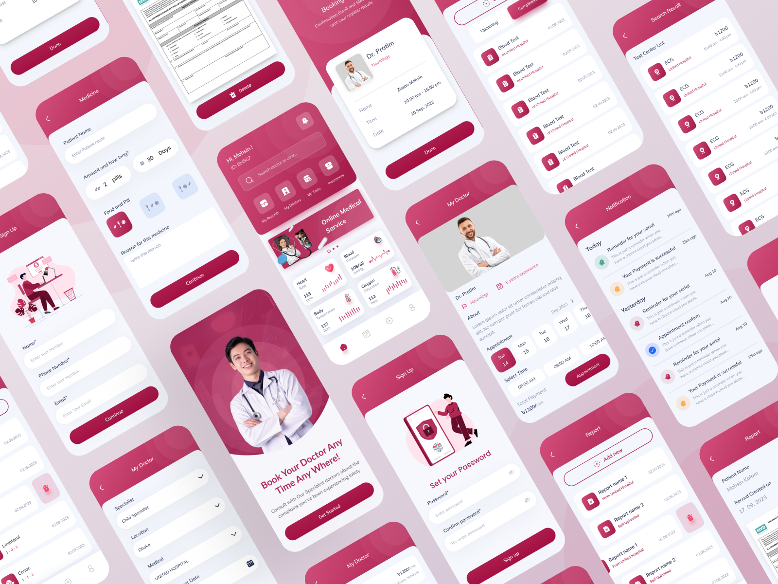 EHR - Electronic Health Record Mobile App by Abir on Dribbble