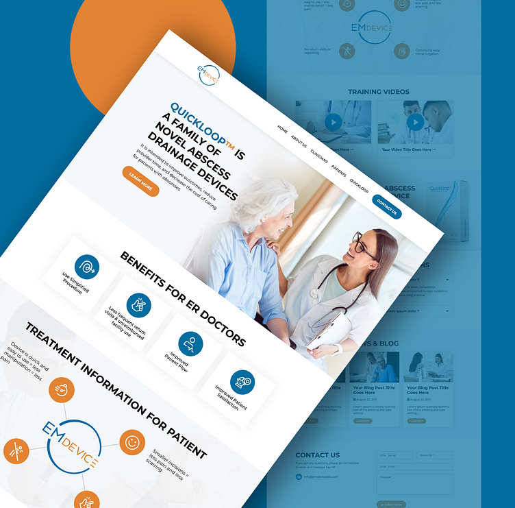 EM Device - Website Design by Tanveer Apon on Dribbble