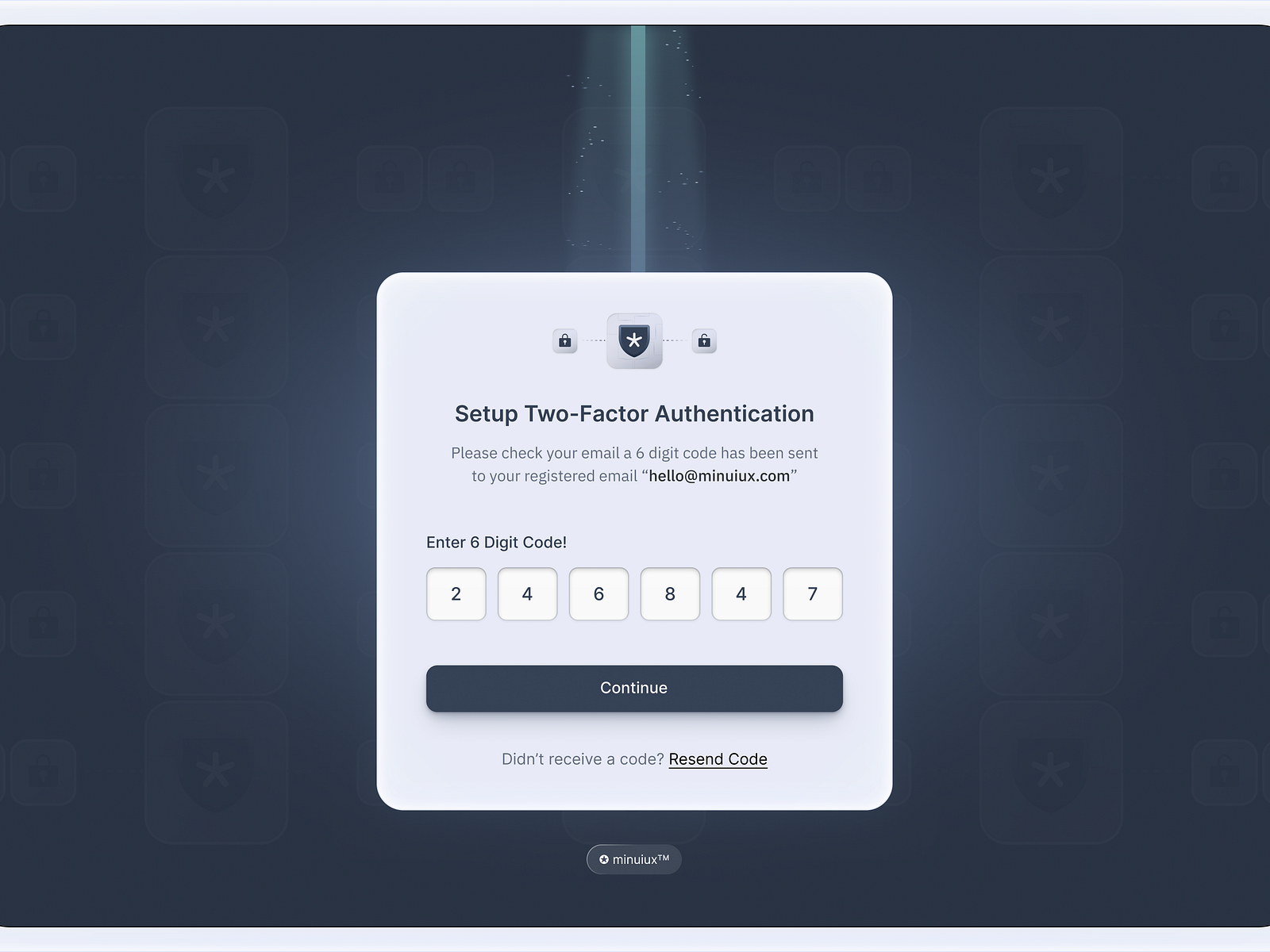 Two Factor Authentication Widget Design by Pixelcot on Dribbble Two Factor Authentication Widget Design by Pixelcot on Dribbble