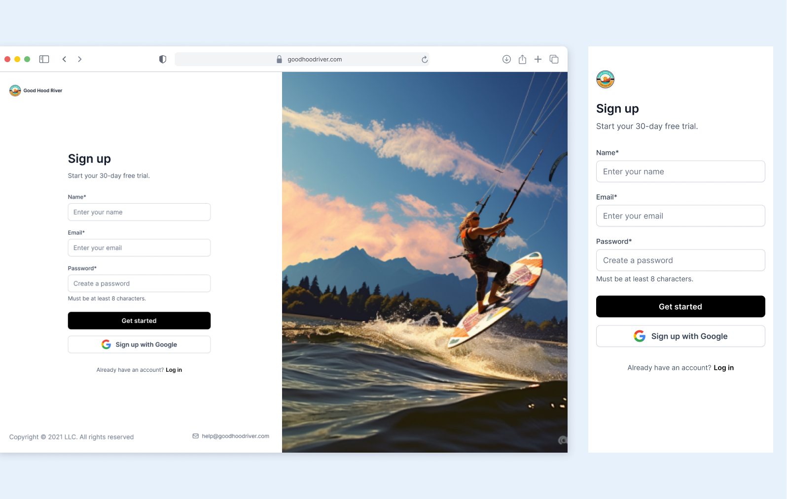 Sign In & Sign Up Workflow UI by Deep S on Dribbble