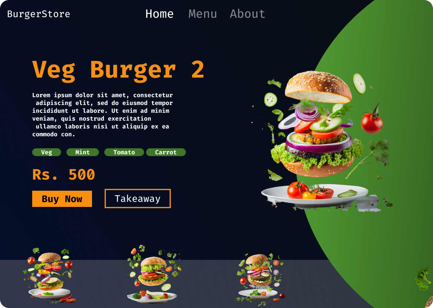 Food Order Website design by Arvind V on Dribbble