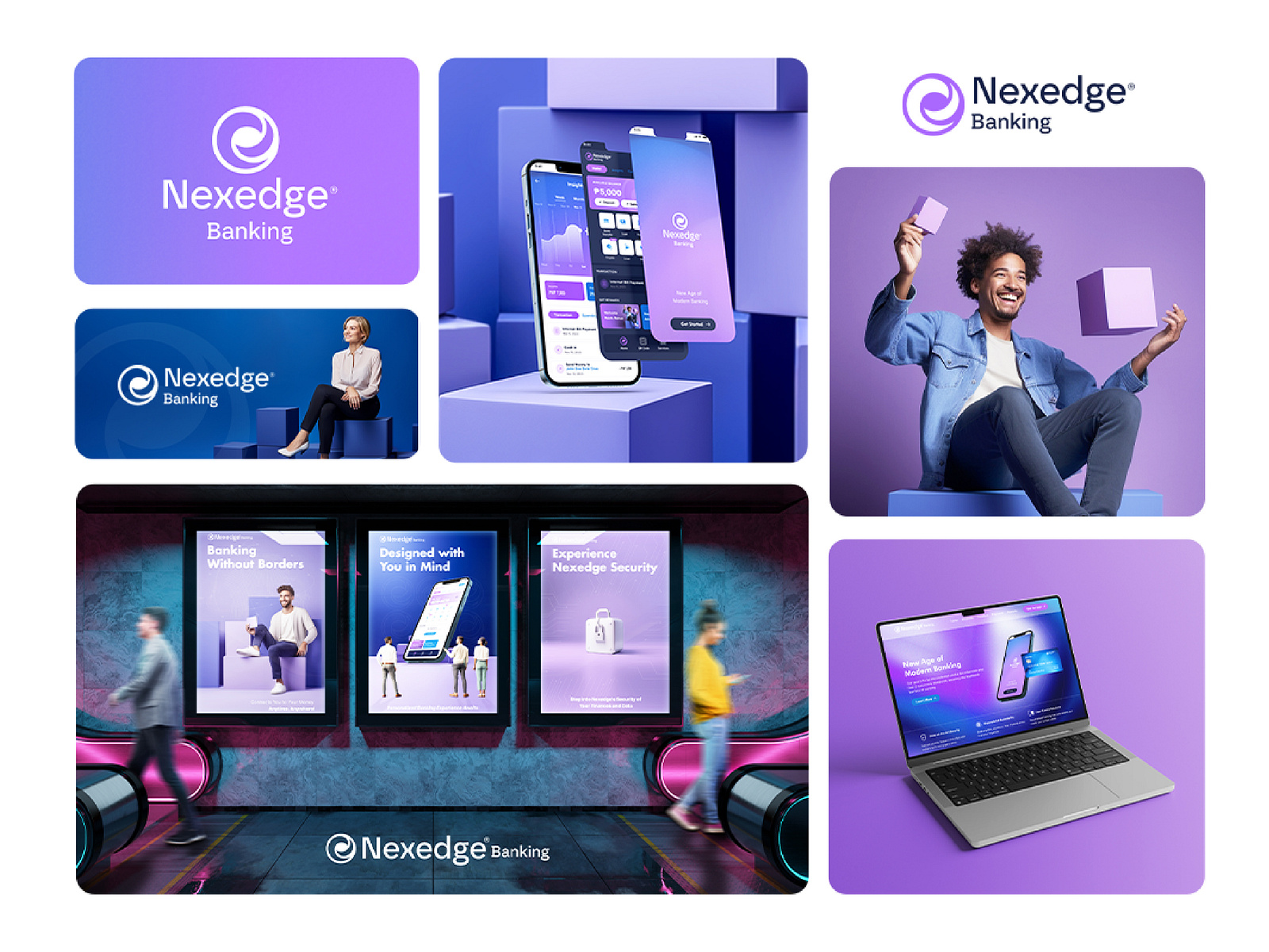 Nexedge Banking Branding by Neil Patrick Sonalan on Dribbble