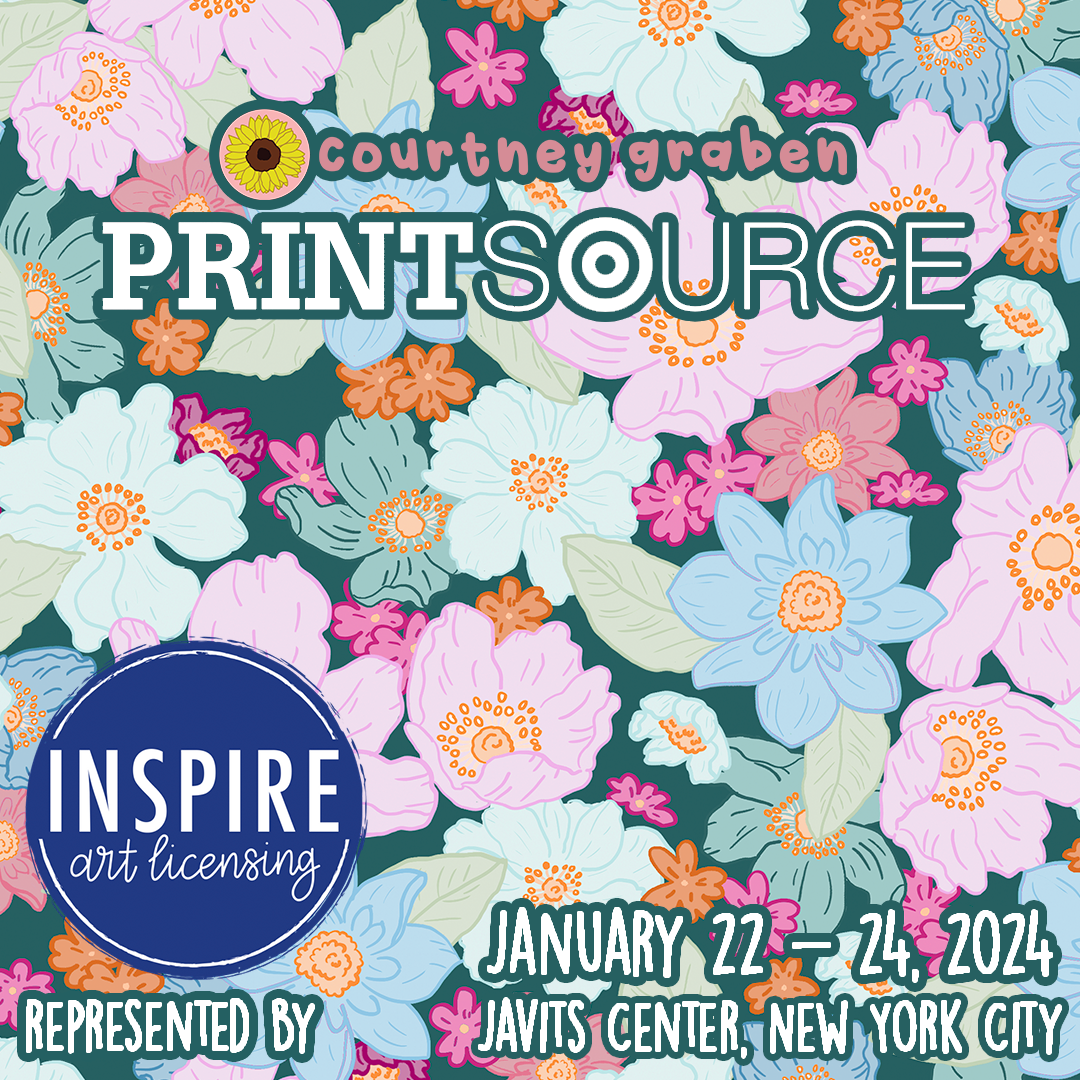 SURFACE PATTERN DESIGN BY COURTNEY GRABEN FOR PRINTSOURCE by Courtney ...