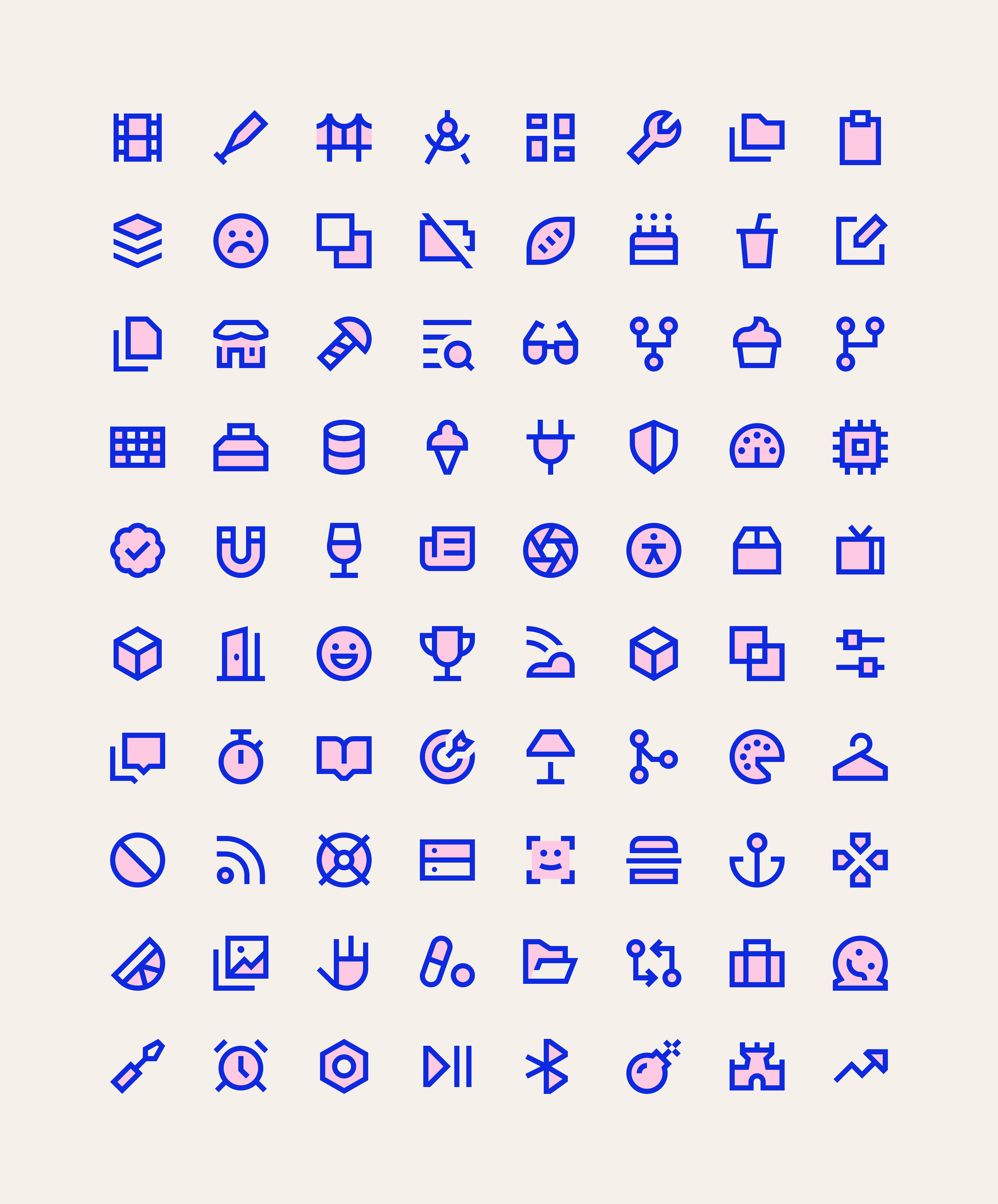 Chunk Icons v3 by Noah Jacobus on Dribbble