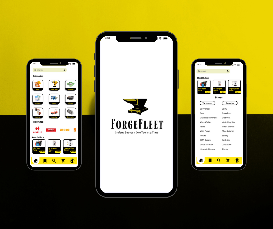 Online Hardware Store Application UI Design Mockup by Rushi Panchal on ...