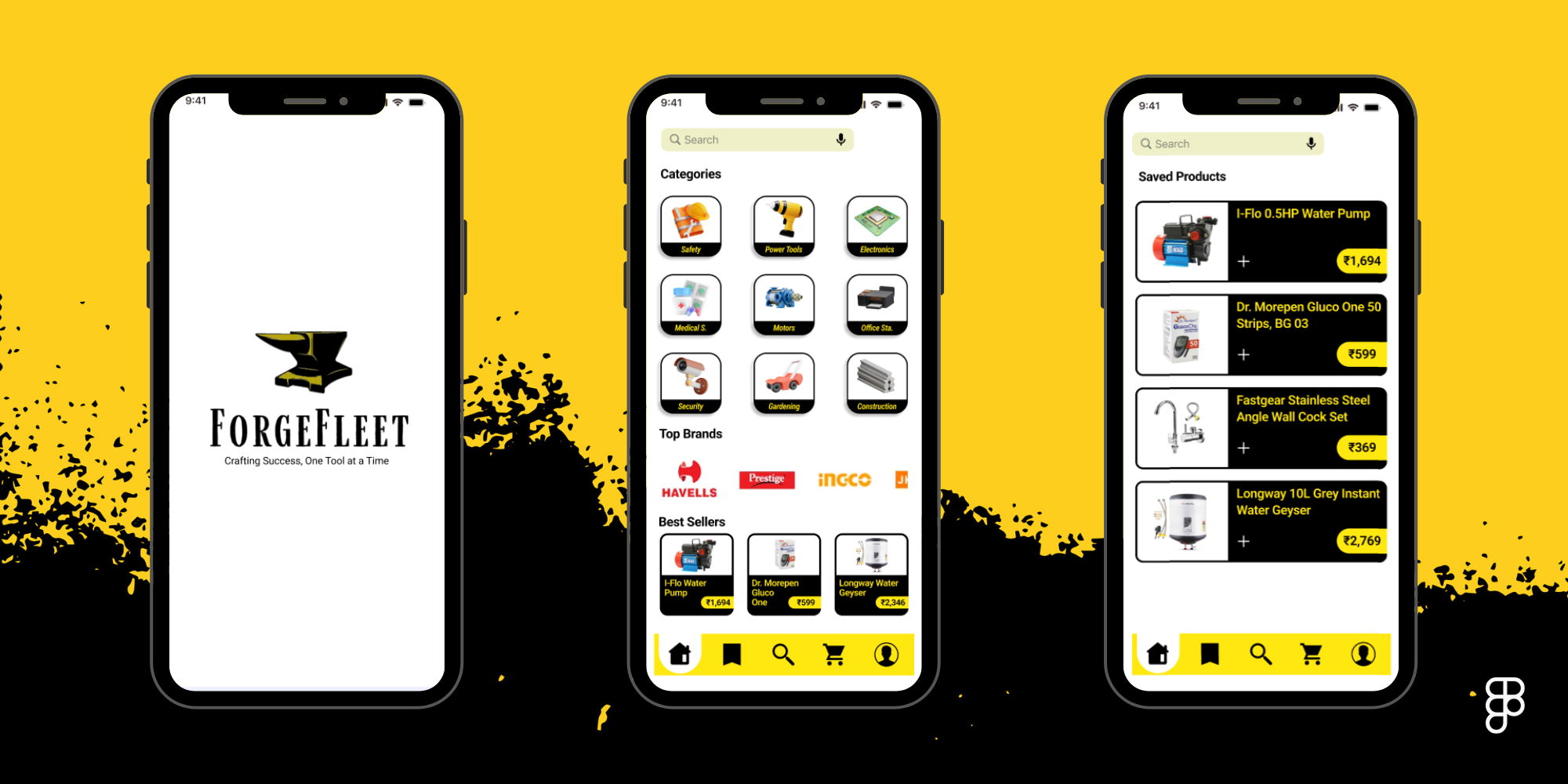 Online Hardware Store Application UI Design Mockup by Rushi Panchal on ...