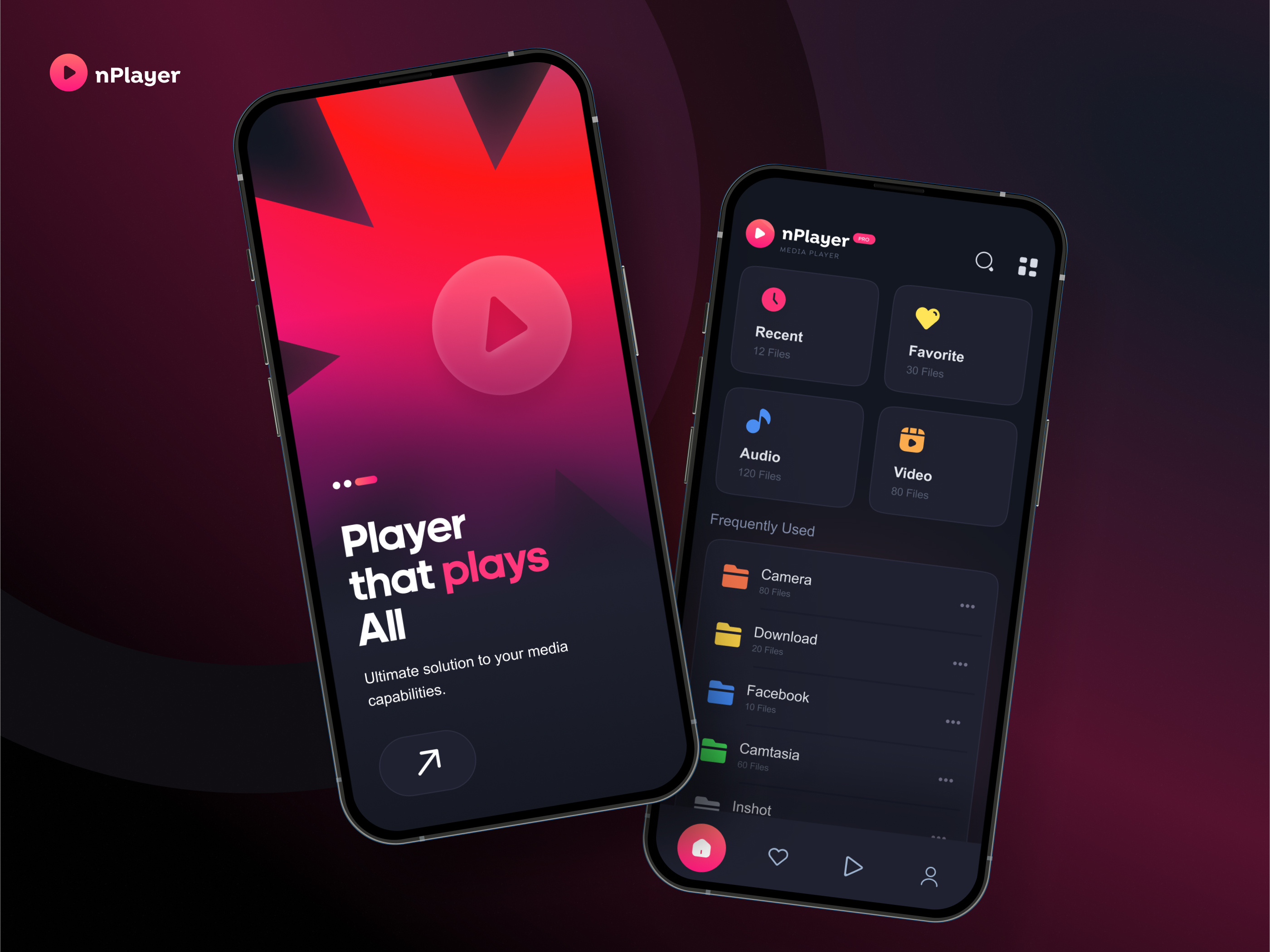 nPlayer - Video Player Mobile App by Asiq M. on Dribbble