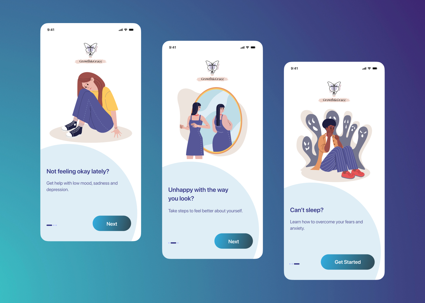 Therapy App Onboarding Screen By Benginur Hajjaj On Dribbble