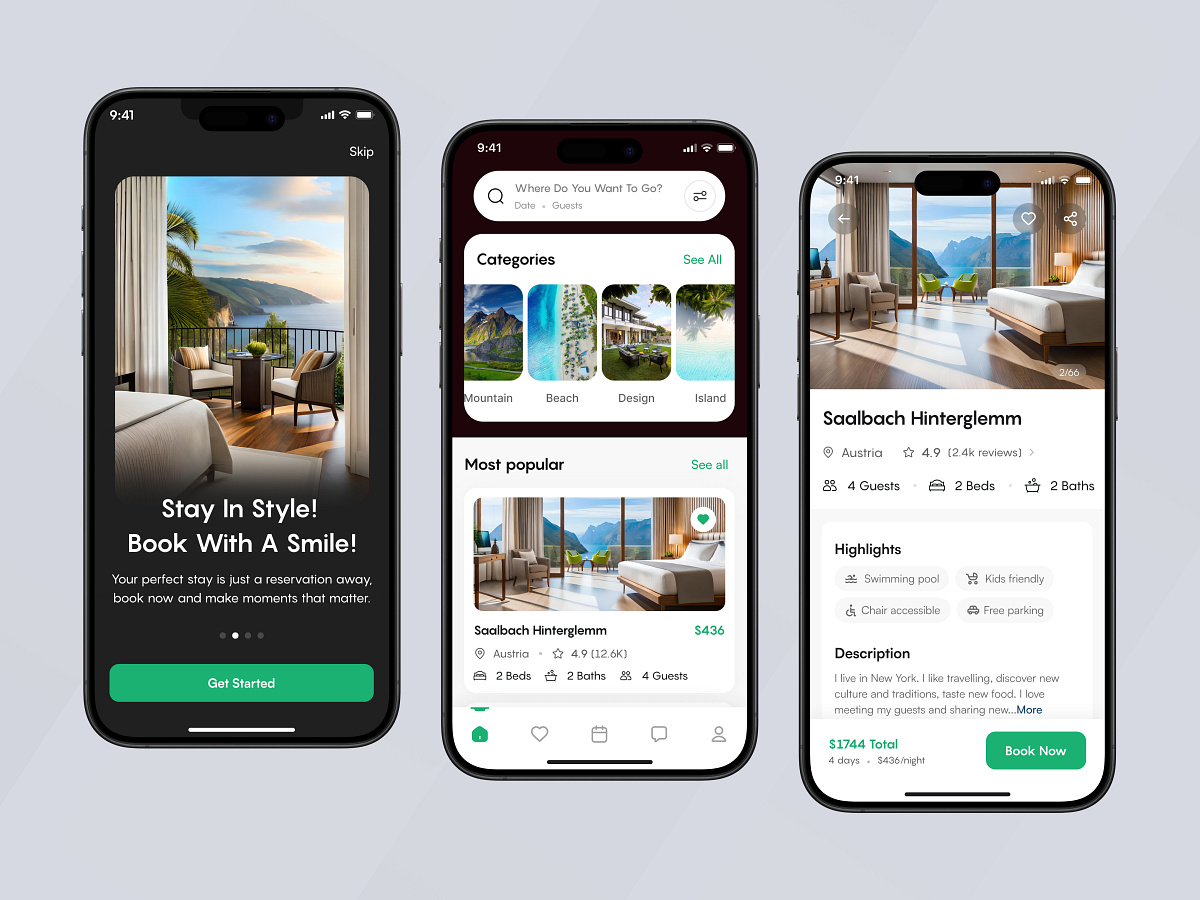 Browse thousands of Hotel Booking App images for design inspiration ...