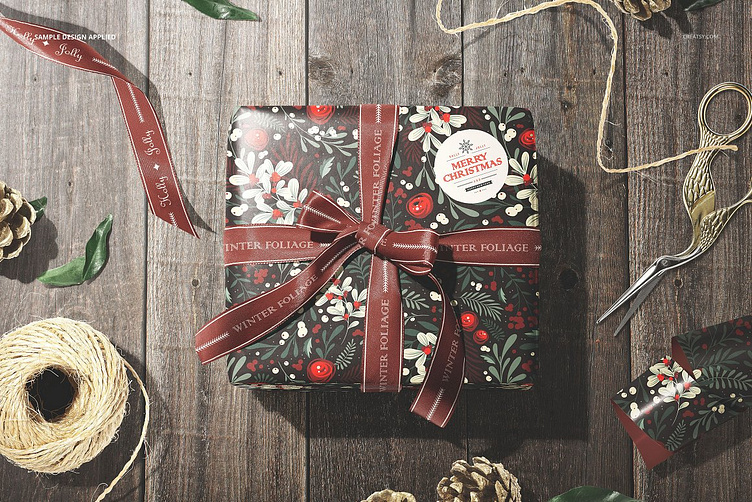 Wrapping Paper Mockup Set by Mock up Templates on Dribbble
