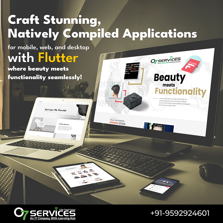 Flutter Post Design by O7 Solutions on Dribbble