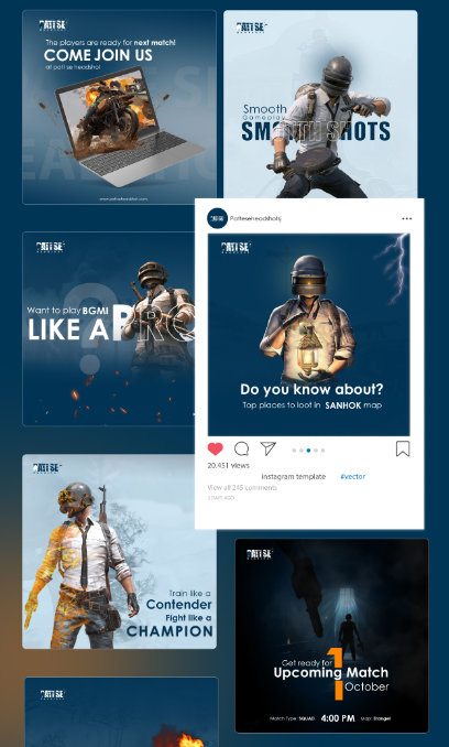 Social Media Posts for Gaming by Technogetic on Dribbble