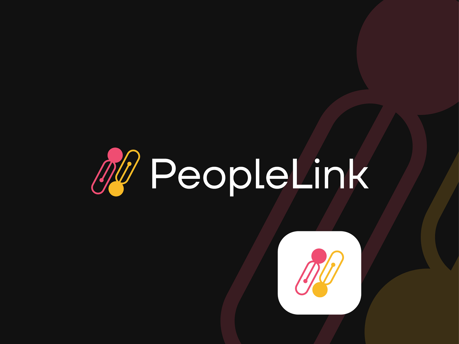 Peoplelink logo design by Sonatan Borman on Dribbble