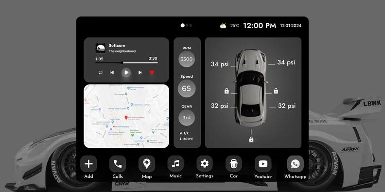 DailyUI #034 | Automotive Interface by Houda on Dribbble