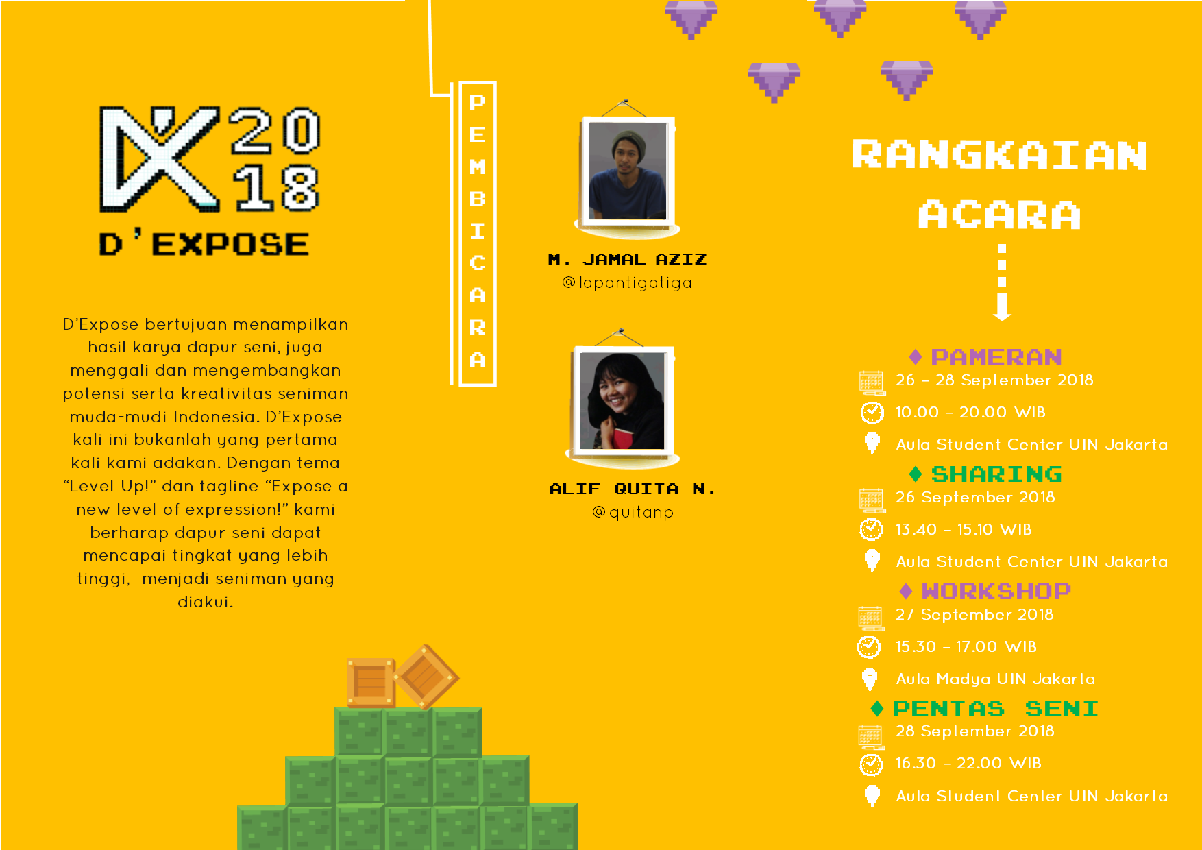 D'Expose Event Brochure by Dhiya Alhaqqi on Dribbble