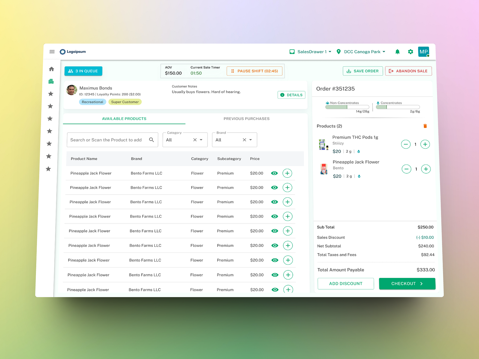 Cashier POS UI Mockups by Makrand Patwardhan on Dribbble