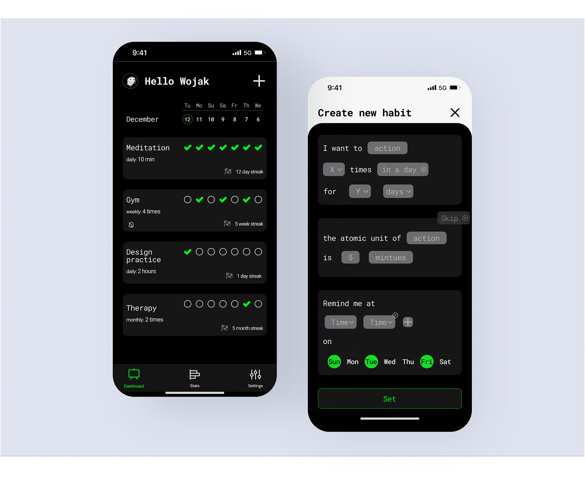Ui Design Habit Tracker App By Suraj On Dribbble