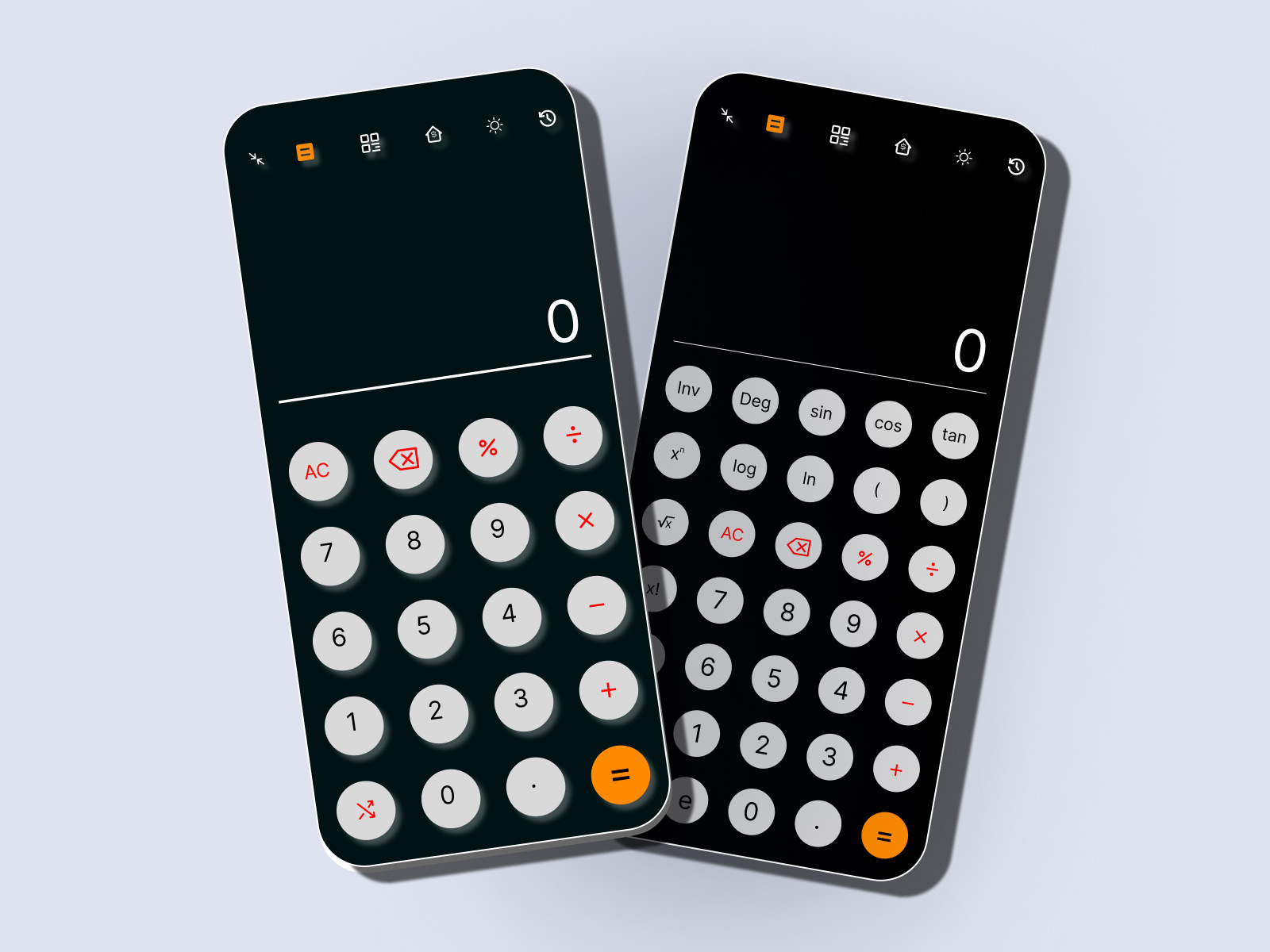 Modern Minimalist Calculator by Dhammadeep Ramteke on Dribbble