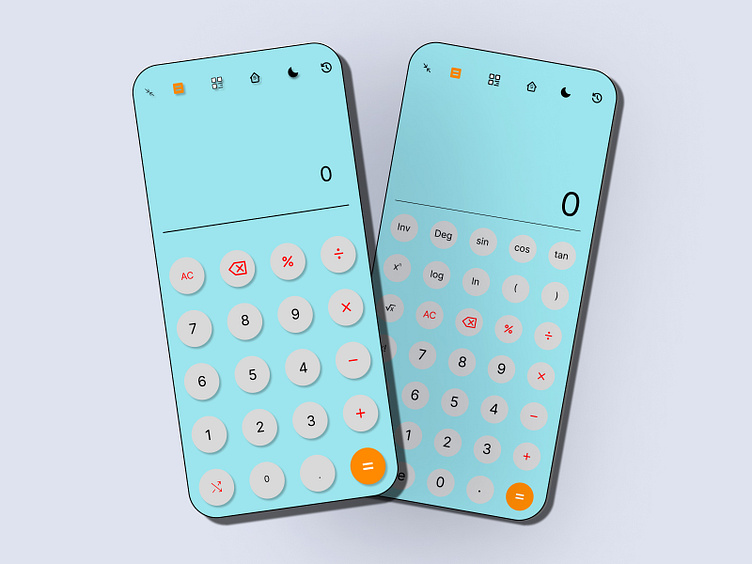 Modern Minimalist Calculator by Dhammadeep Ramteke on Dribbble