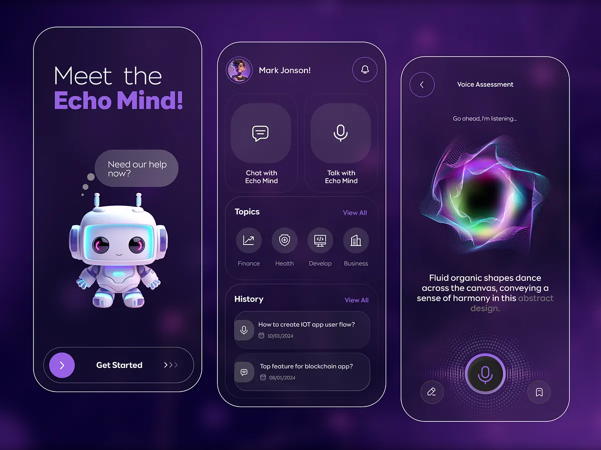 Browse thousands of Ai Chatbot App images for design inspiration | Dribbble