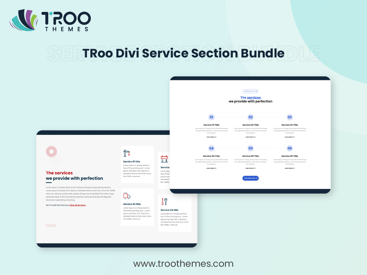 TRoo Divi Section Bundle by TRooThemes on Dribbble
