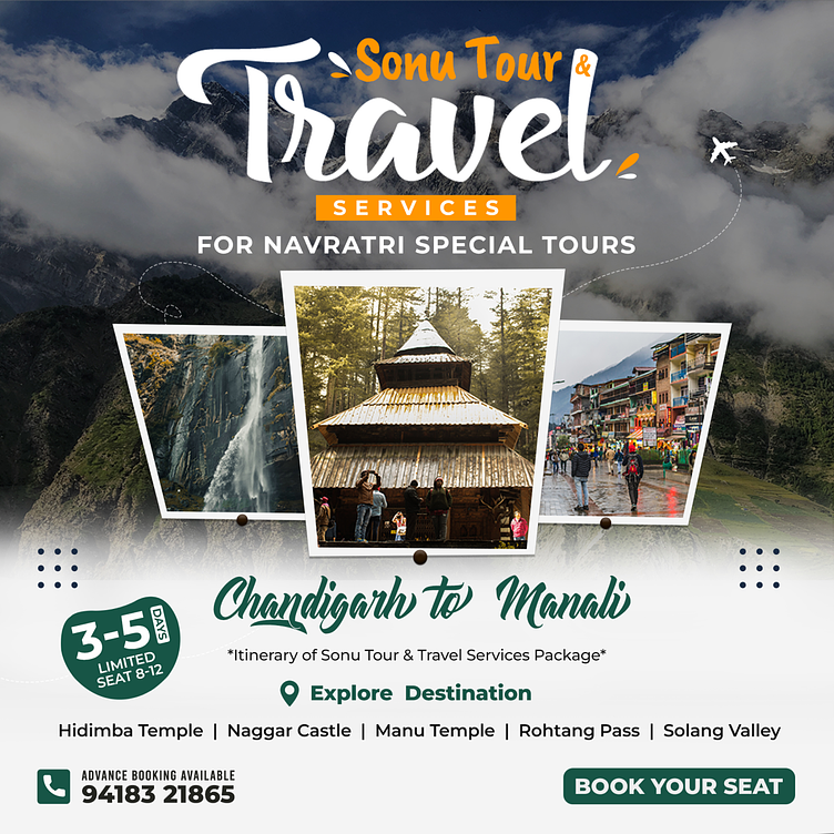 Tour & Travels | Travels Banners for Social Media by Pronota on Dribbble