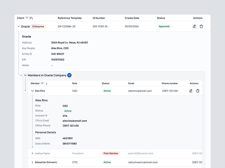 Complex Table List Ui Beyond Ui By Beyond Ui On Dribbble