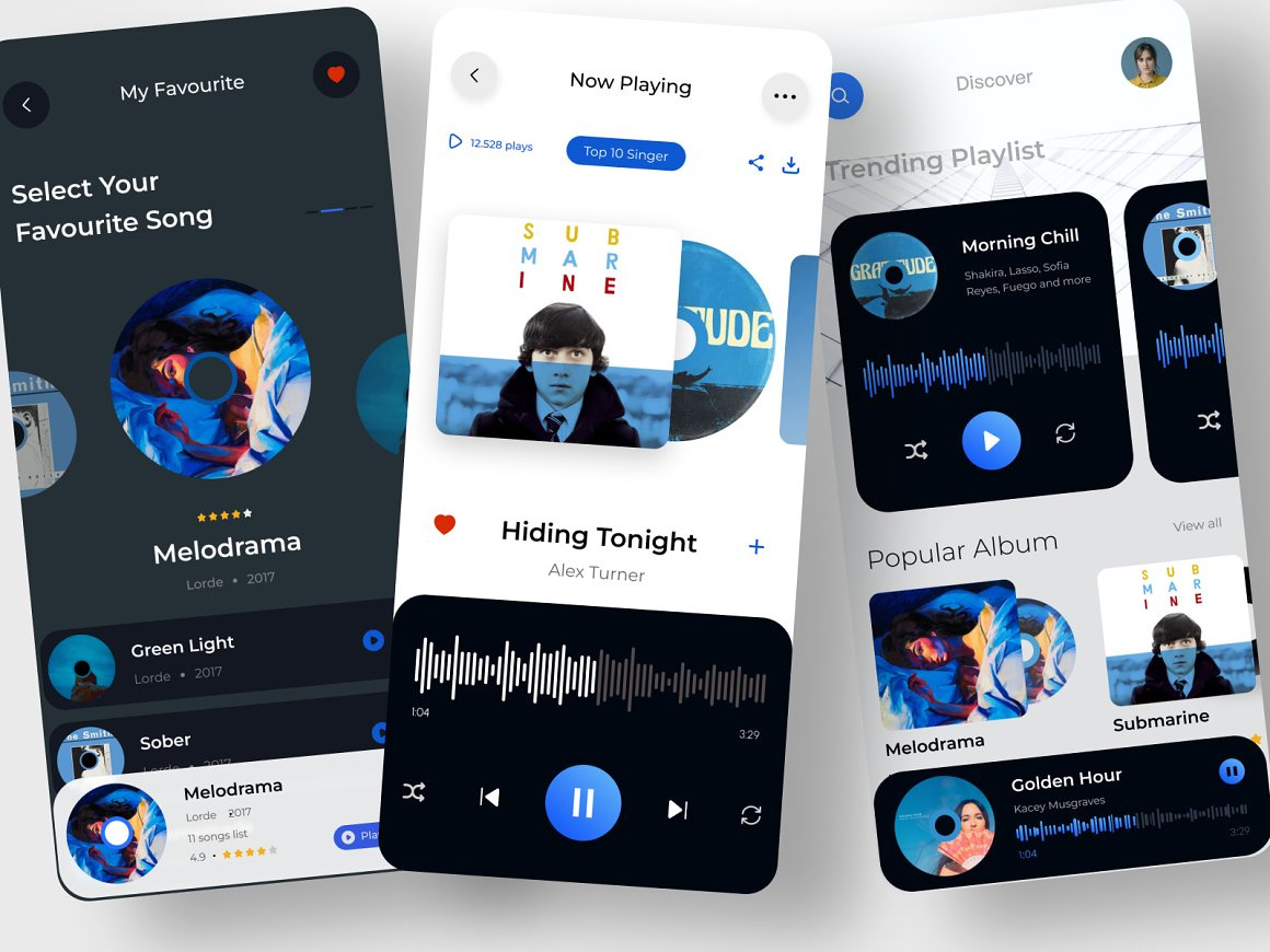 Music app design mobile app UI KI by Best UX UI Design on Dribbble