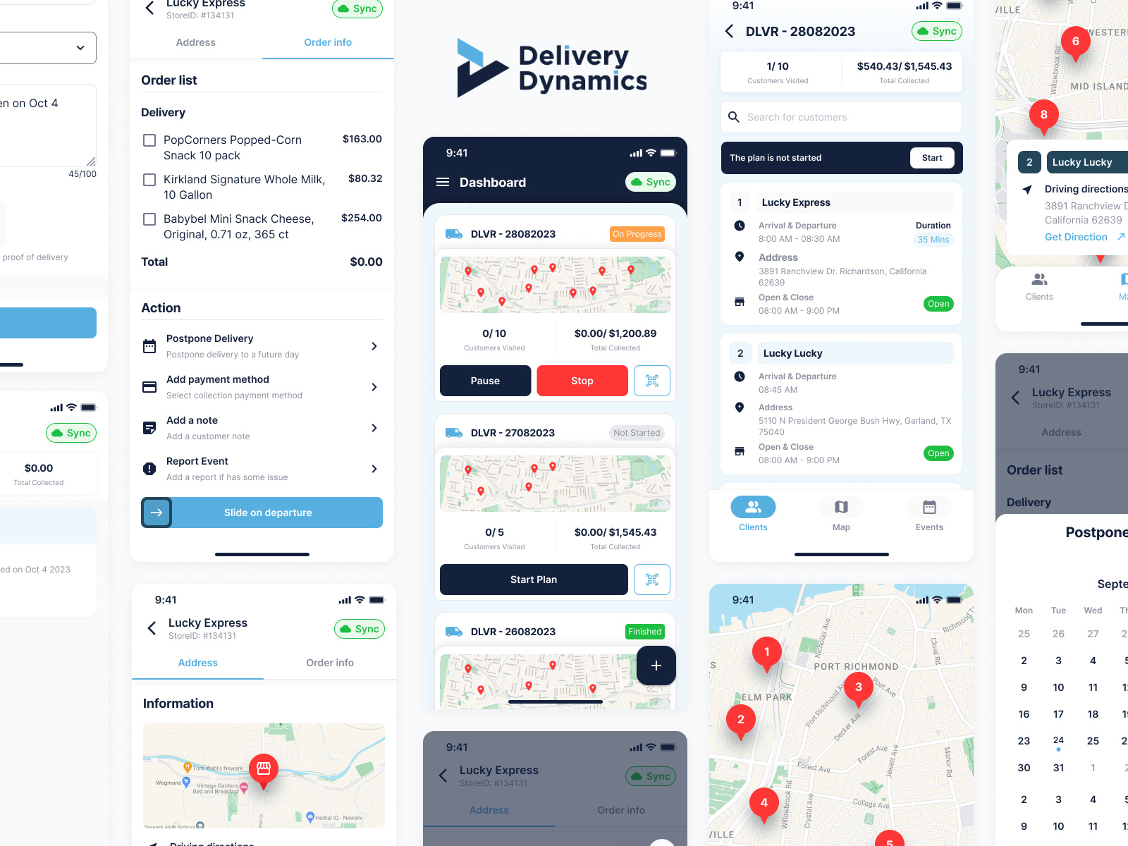 Car Routing Schedule - Mobile App UI by Dei on Dribbble