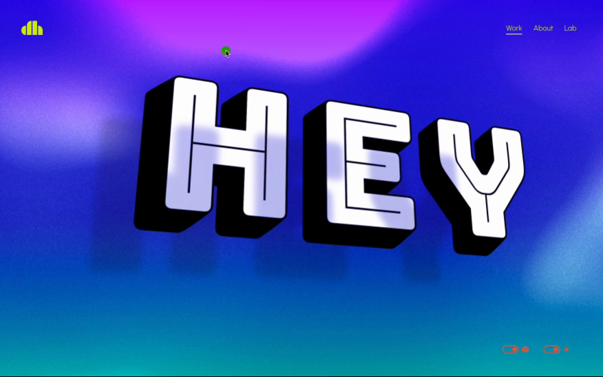 Interactive typographic header with WebGL background by Dave Holloway ... Interactive typographic header with WebGL background by Dave Holloway ...
