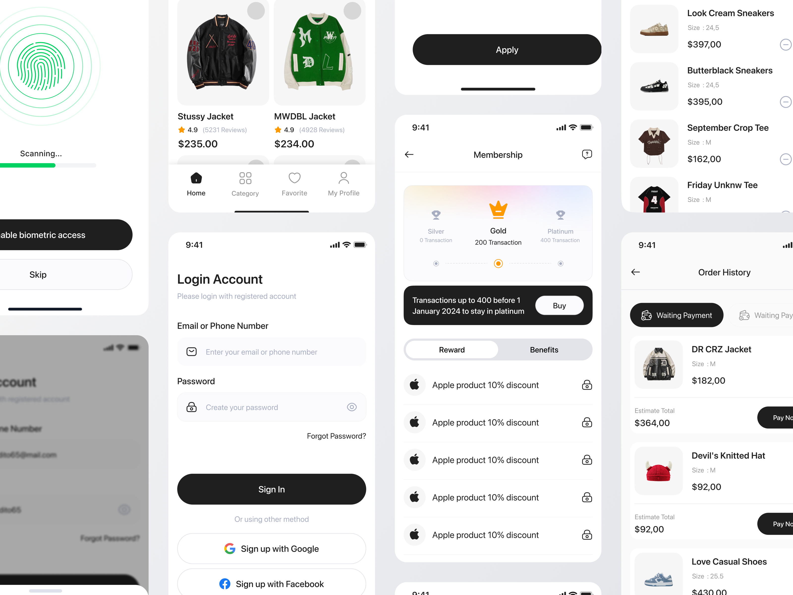 Maniro - Online shop Mobile UI Kit by Lokanaka on Dribbble