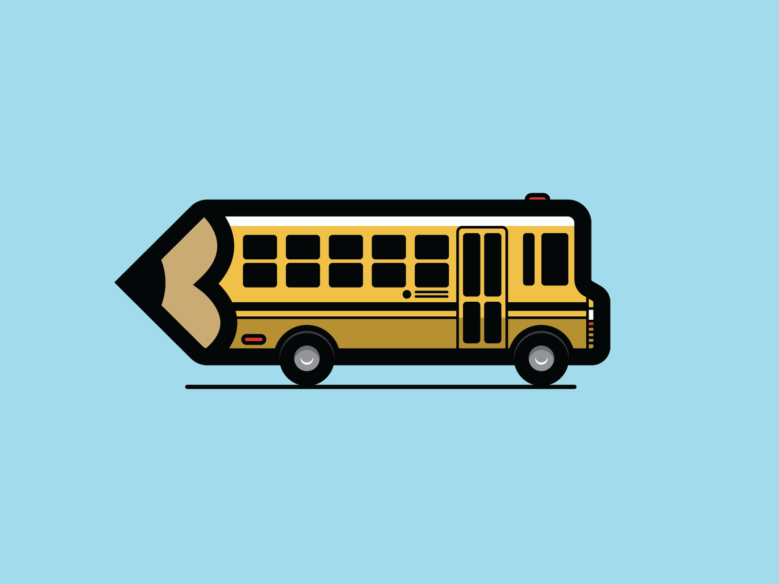 Pencil Bus by Thomas C. Park on Dribbble