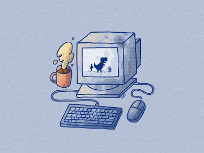 Dino Run PC by Tania Tania on Dribbble
