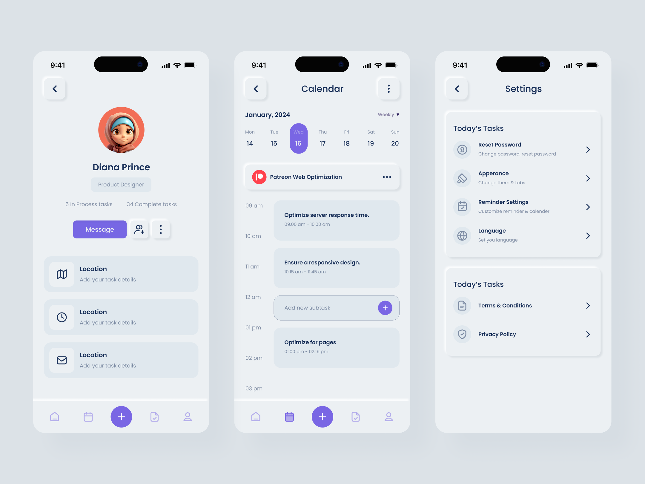 Task Flow | Mobile App v2 by Suarasa on Dribbble