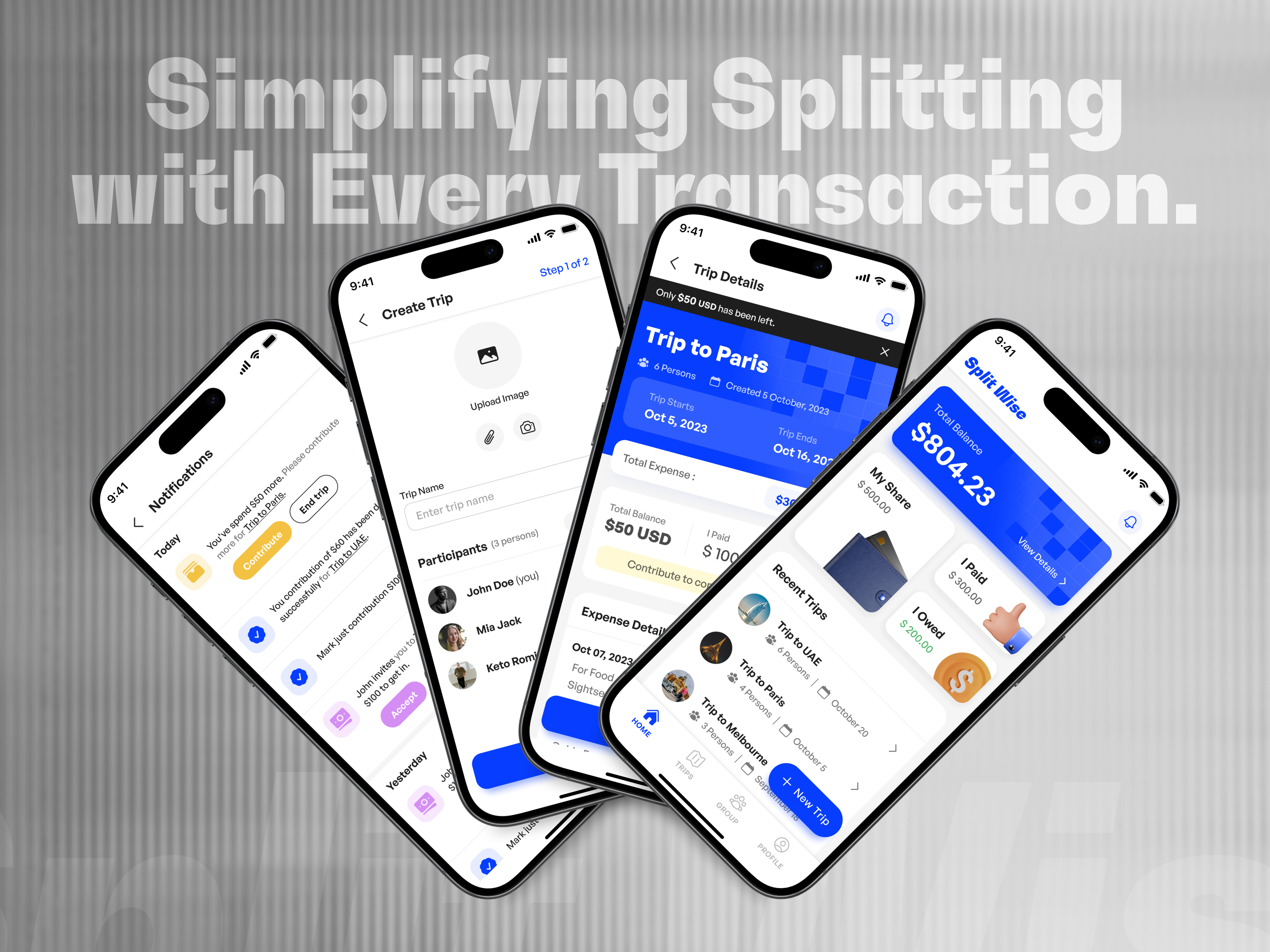 Split Wise - Your Money Splitter App by MindInventory UI/UX for ...